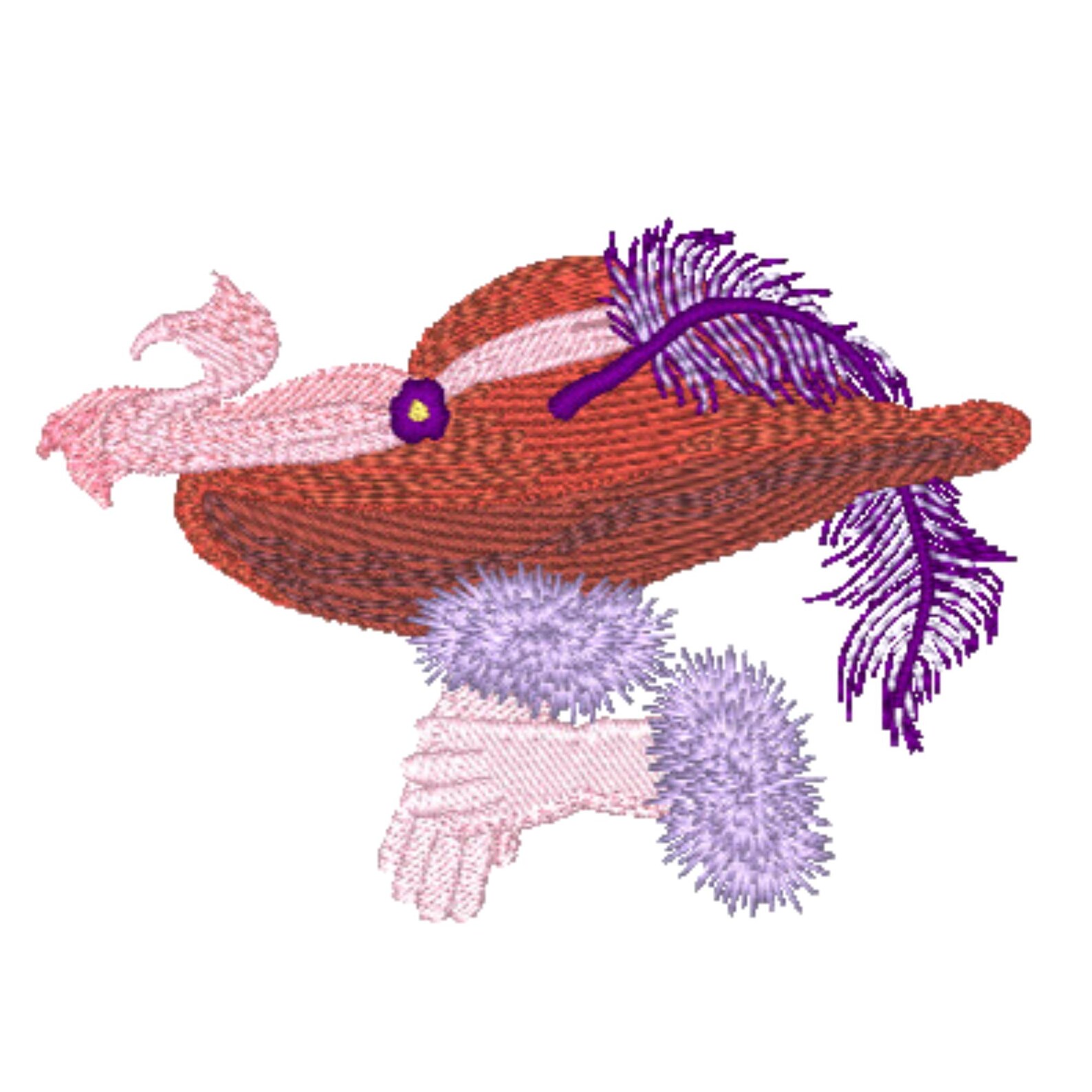 Red Hat 10 Machine Embroidery Designs 4X4 Hoop Digital Download - Etsy