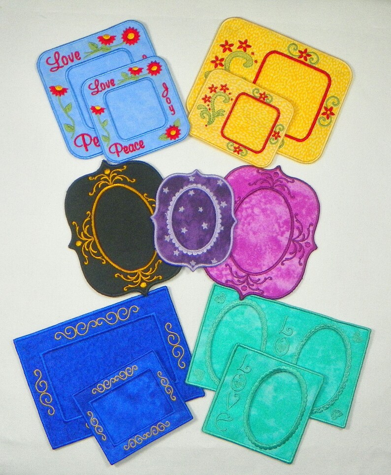 Delicate Frames 5 Machine Embroidery Designs - Etsy