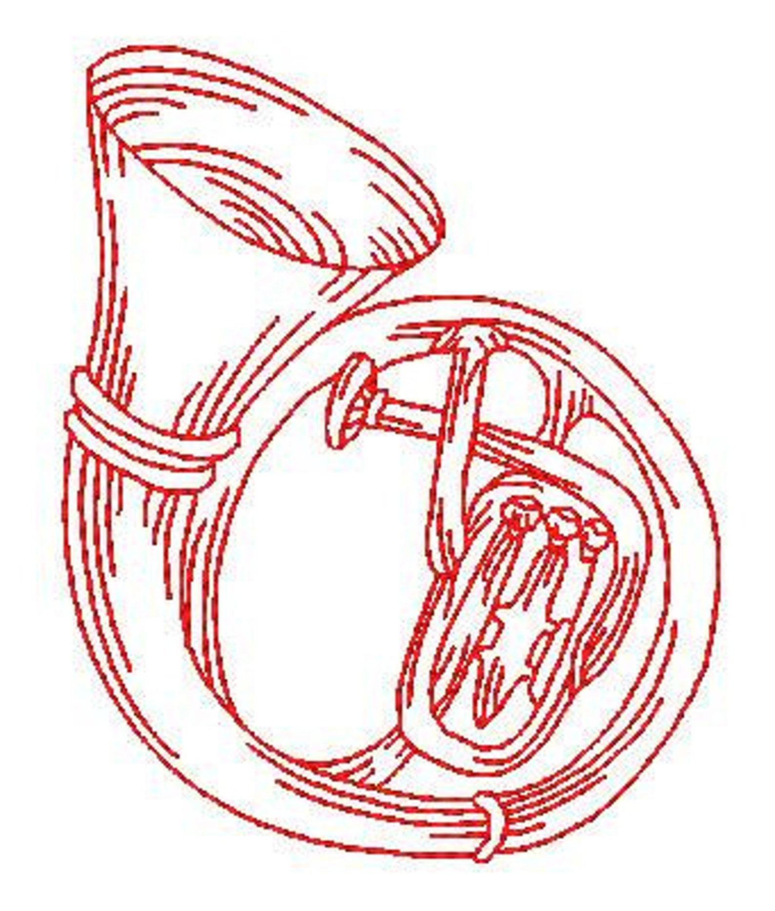 Redwork Musical Instruments 35 Machine Embroidery Designs | Etsy
