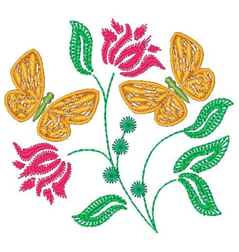 Mylar-spring 10 Machine Embroidery Designs From ATW XYZ17F - Etsy