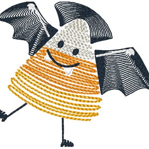 Halloween Candy Corn Machine Embroidery Designs 10744 - Etsy
