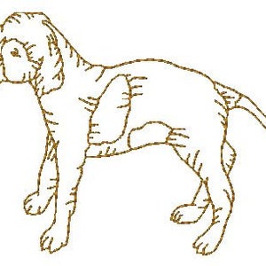 DOG BREEDS Pointers Redwork Machine Embroidery Designs - Etsy