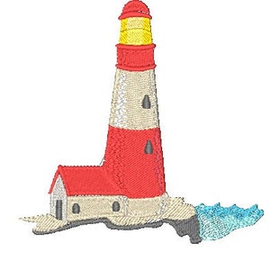 Lighthouses 7 Machine Embroidery Designs - Etsy