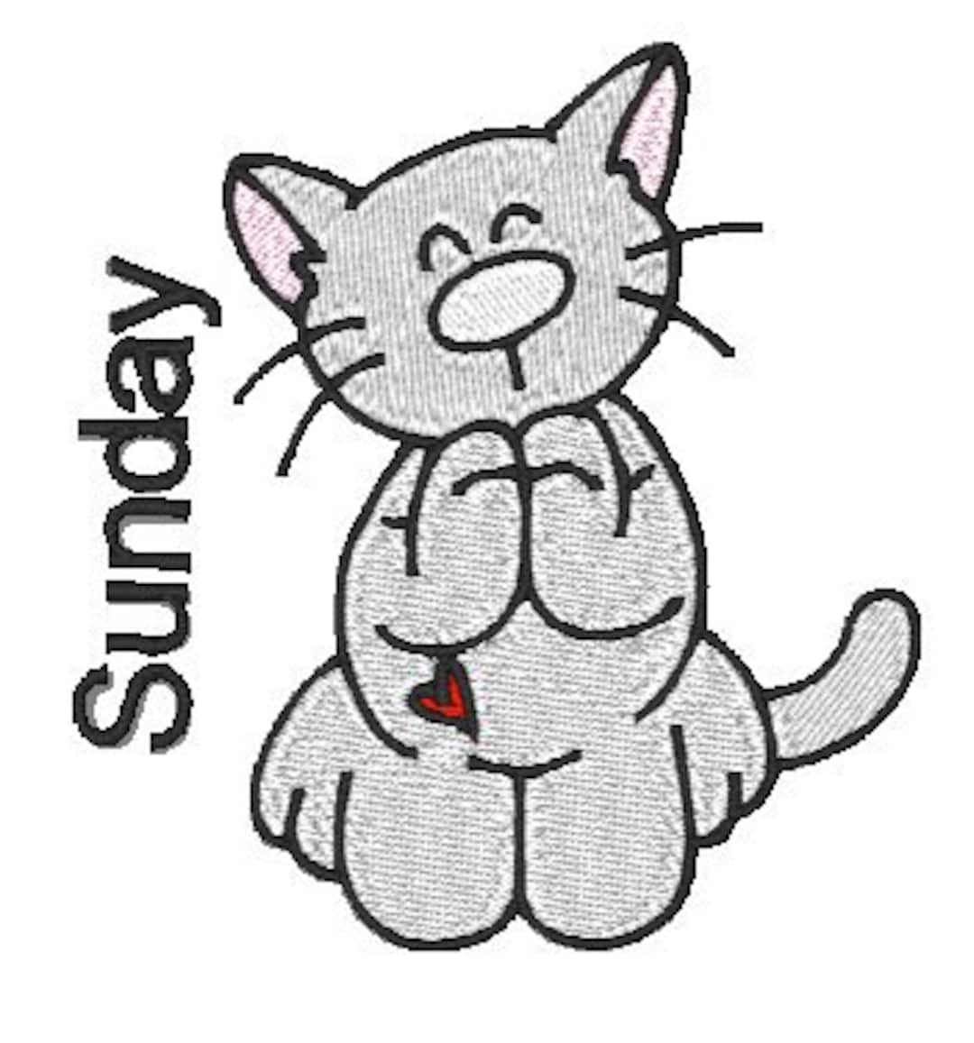 DOW Cats Machine Embroidery Designs - Etsy