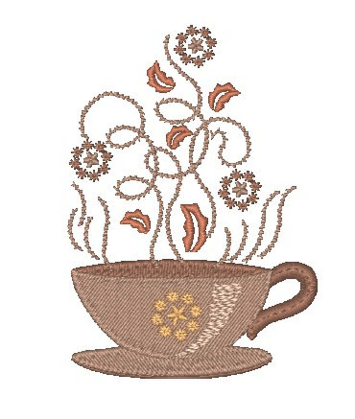 Coffee or Tea Machine Embroidery Designs - Etsy
