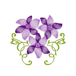 Art Deco Lilies ( 10 Machine Embroidery Designs) 4X4 Hoop - Etsy