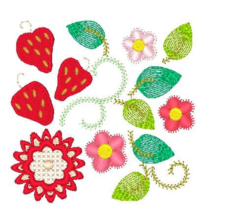 Jacobean Fruits Machine Embroidery Designs - Etsy