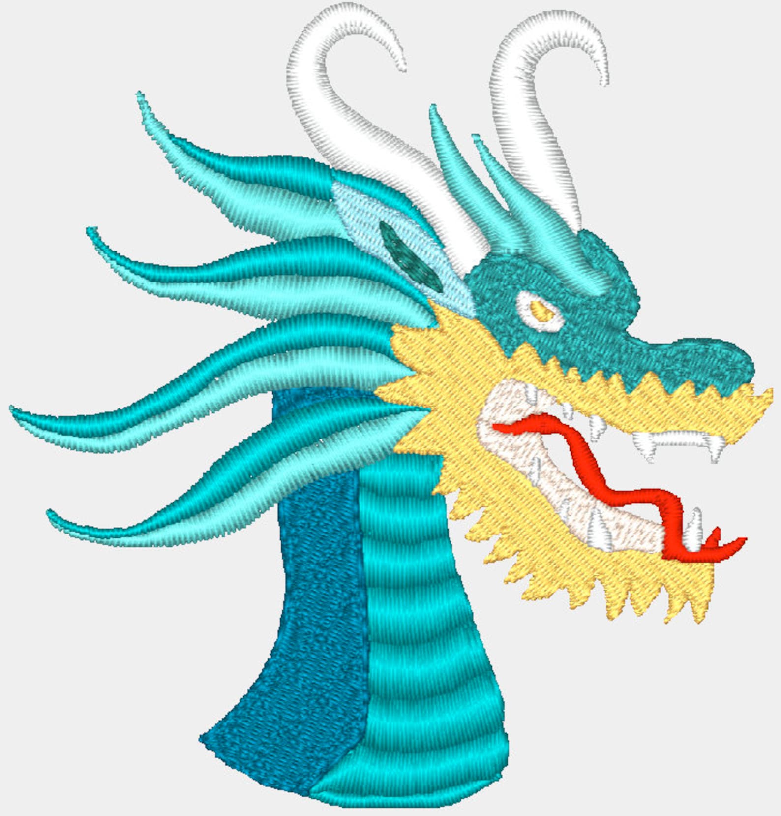 Dragons Machine Embroidery Designs | Etsy