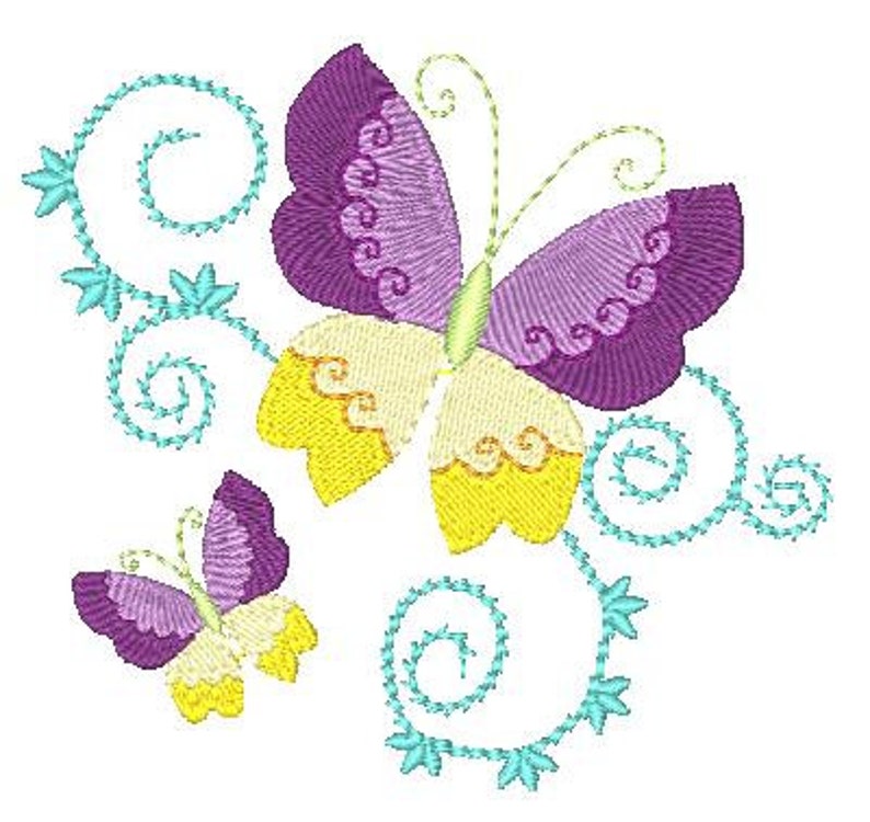 Curly Spring 20 Machine Embroidery Designs - Etsy