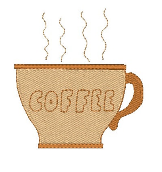 Coffee House Machine Embroidery Designs - Etsy