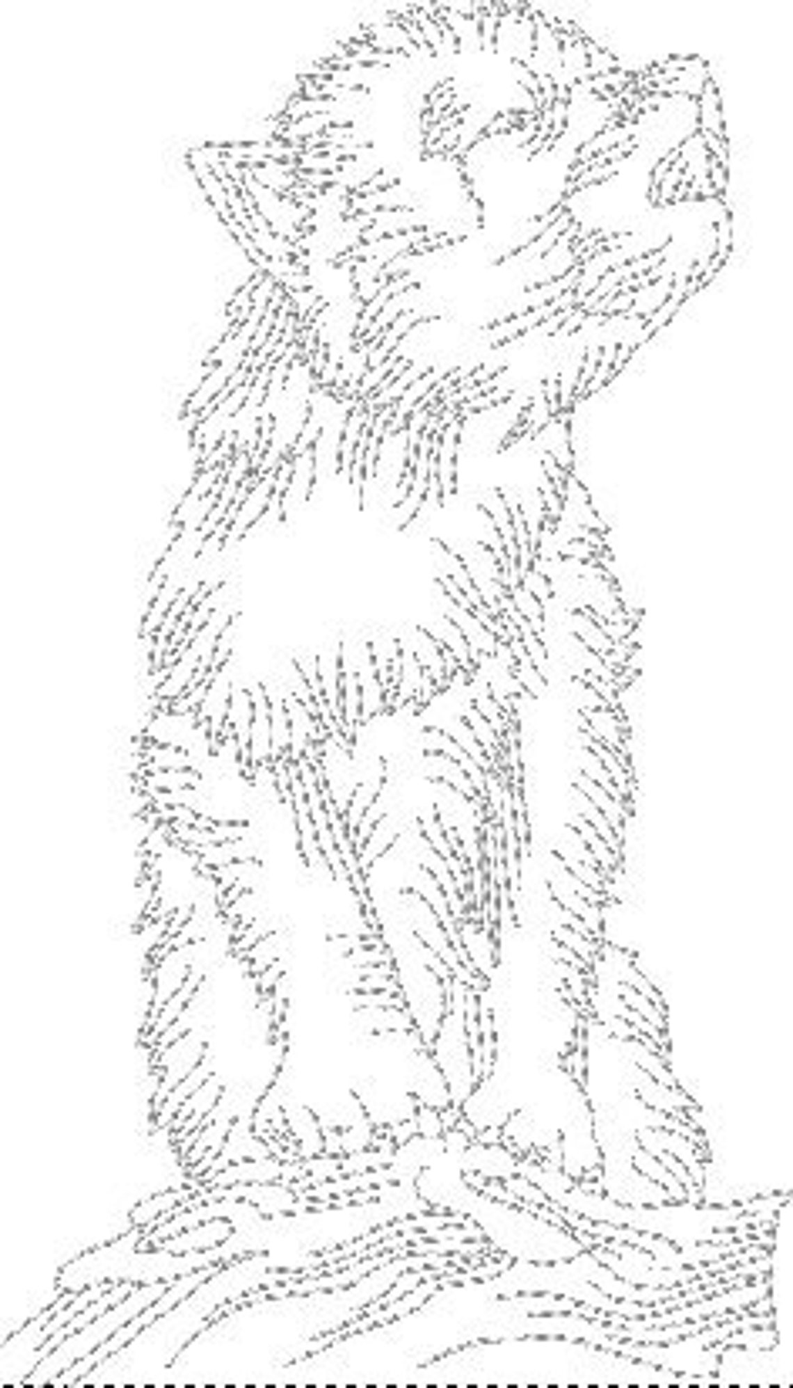 Redwork Realistic Wolves 12 Machine Embroidery Designs - Etsy