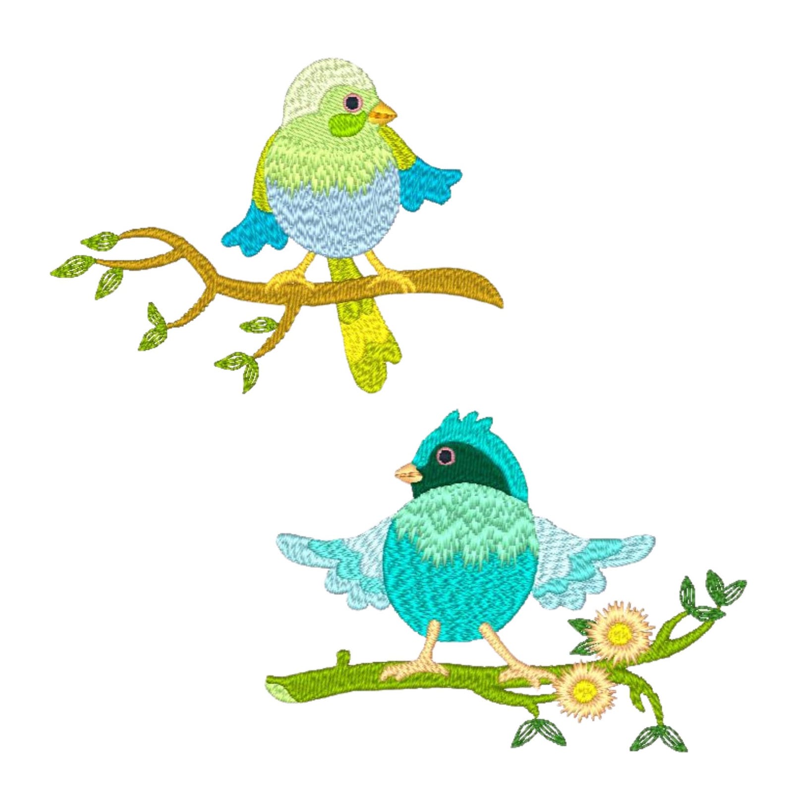 Little-birds (10 Machine Embroidery Designs by ATW) 4X4 Hoop - Etsy