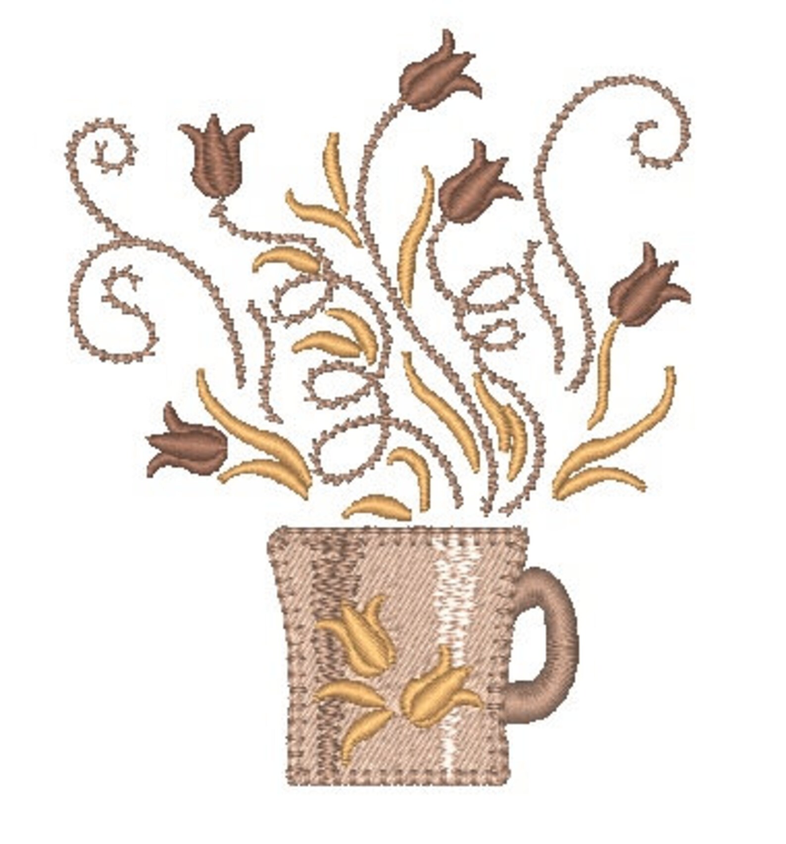 Coffee or Tea Machine Embroidery Designs - Etsy