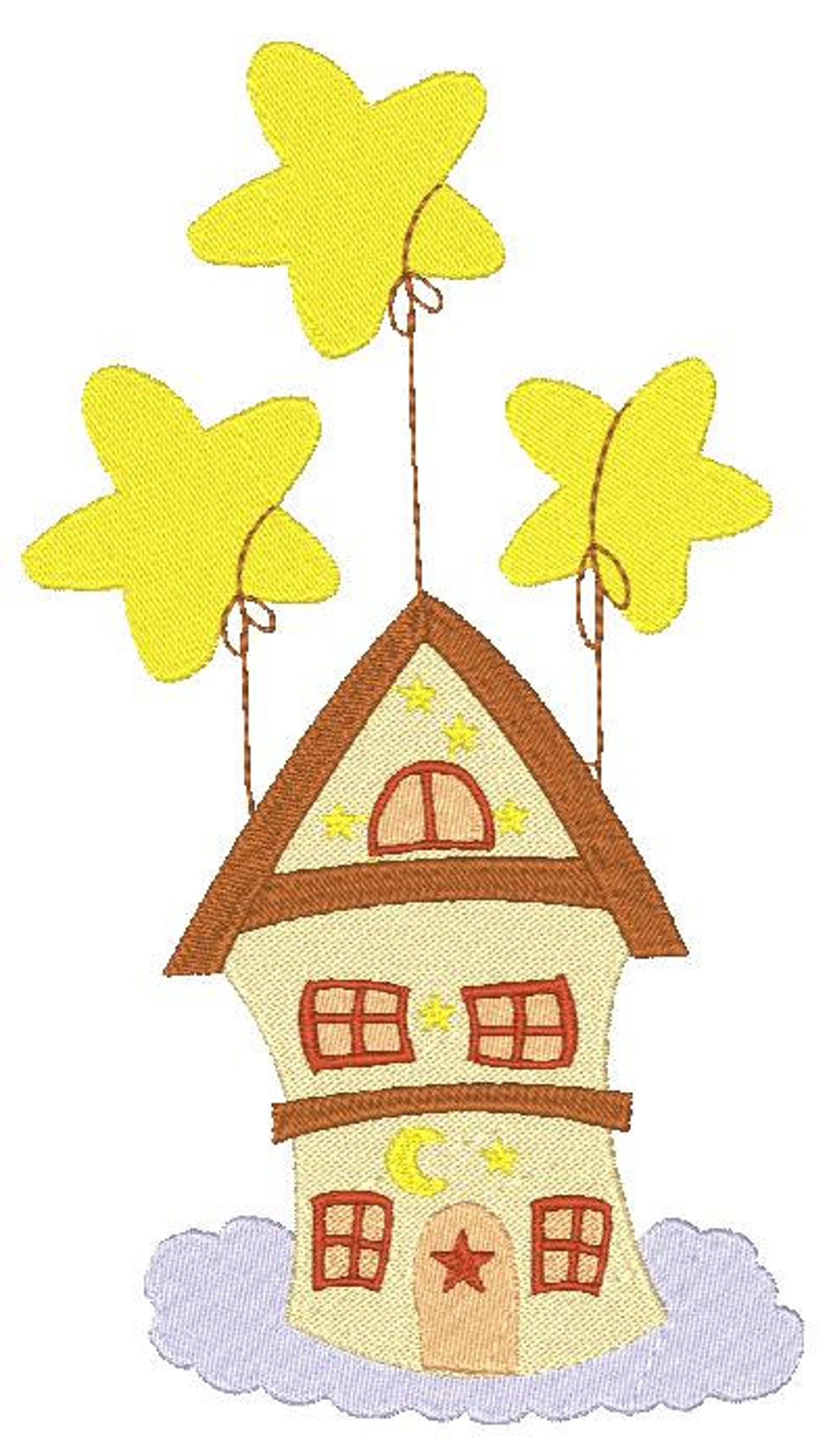 Enchanted Houses Machine Embroidery Designs | Etsy