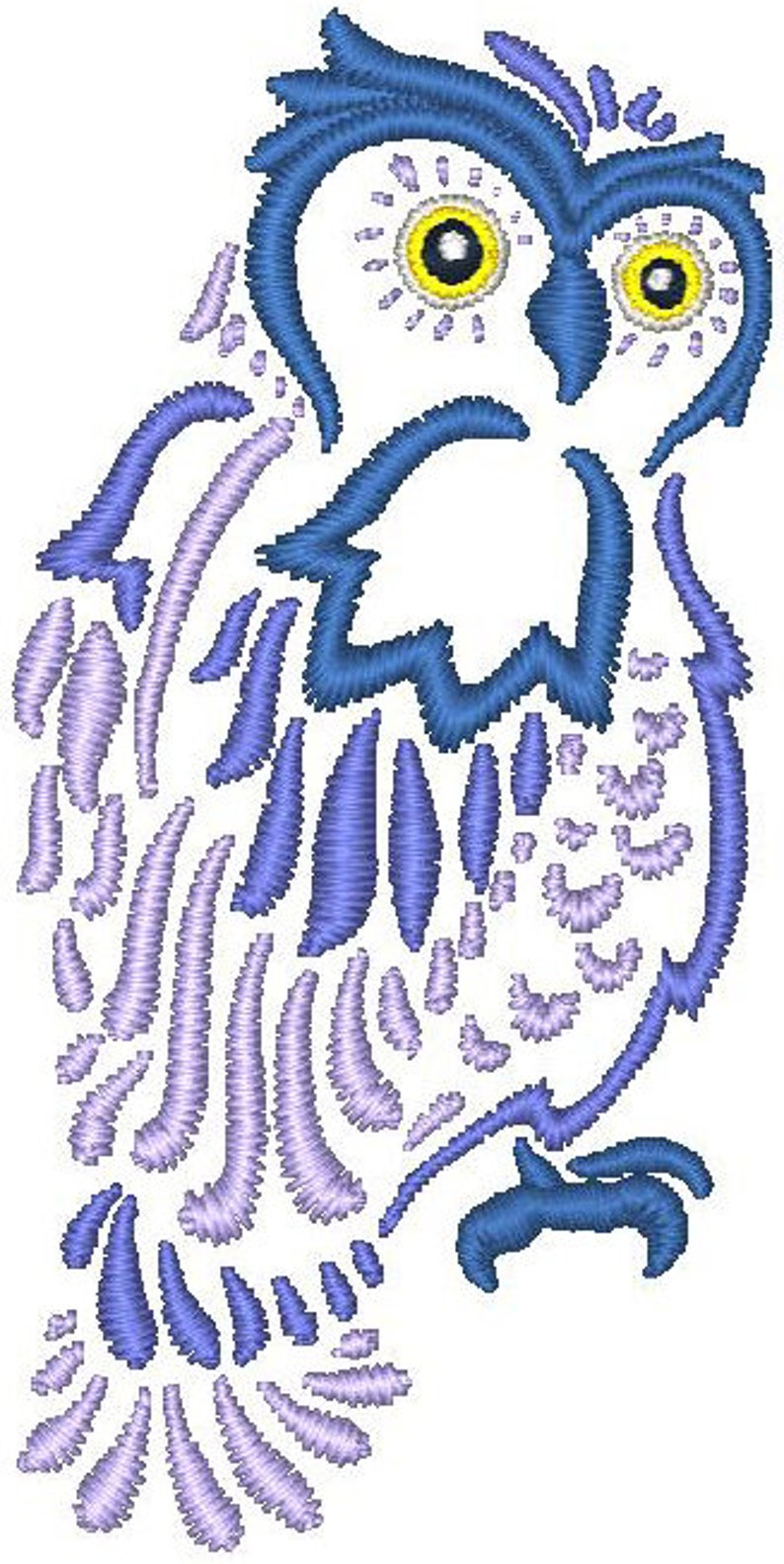 Beautiful Outline Owls Machine Embroidery Designs - Etsy