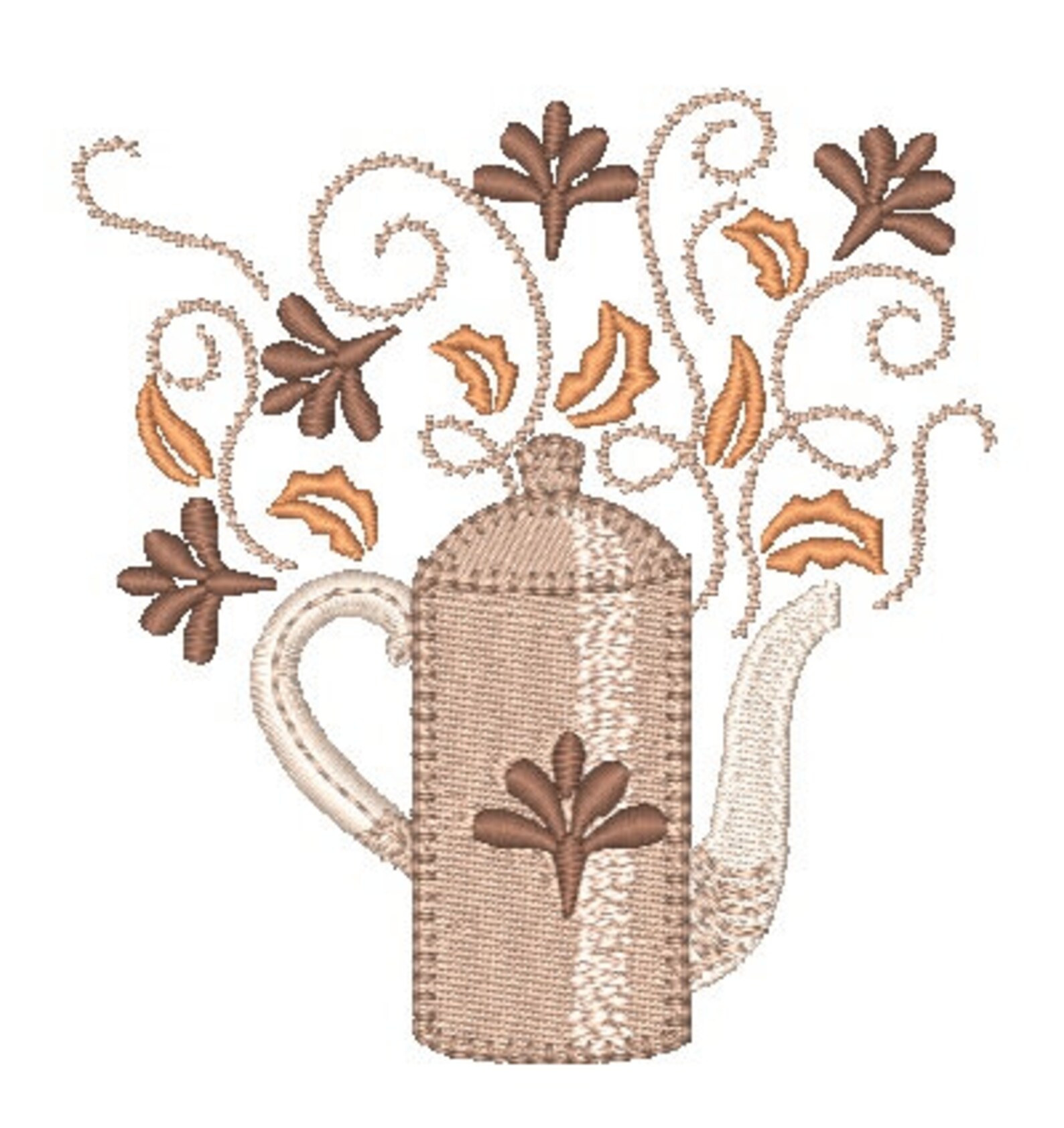 Coffee or Tea Machine Embroidery Designs - Etsy