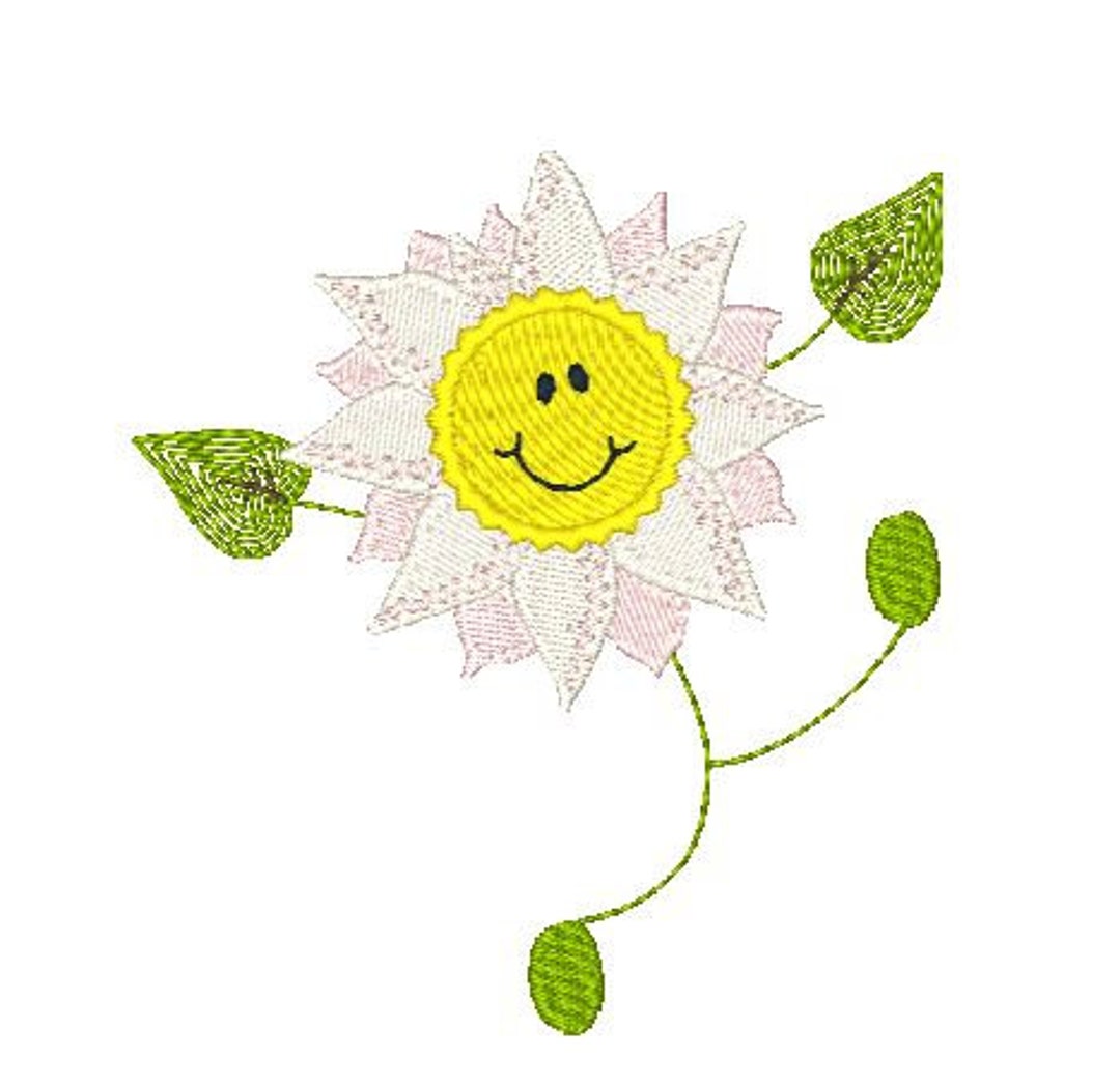 Sticky Flowers Machine Embroidery Designs - Etsy