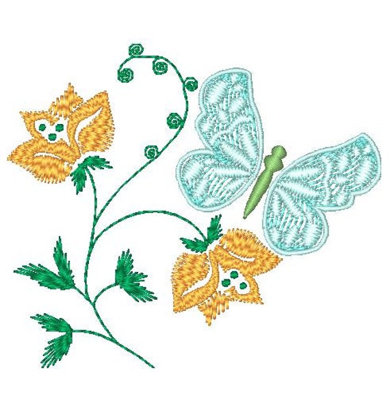 Mylar-spring 10 Machine Embroidery Designs From ATW XYZ17F - Etsy