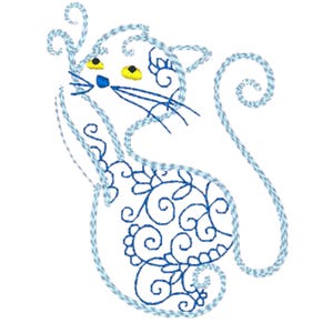 Cute and Cuddly Kitties ( 10 Machine Embroidery Designs by ATW) 4X4 ...