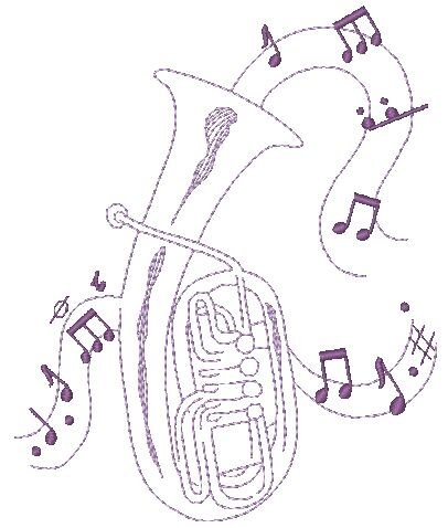 Decorative Musical Instruments Machine Embroidery Designs - Etsy