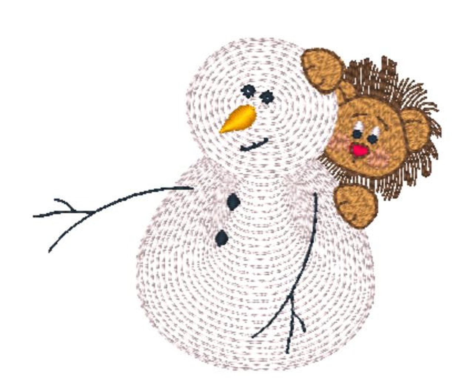 Snowman Peekers Machine Embroidery Designs - Etsy