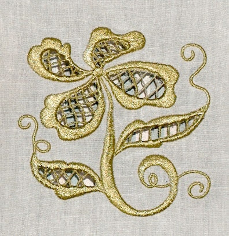 Floral Cutwork Machine Embroidery Designs - Etsy