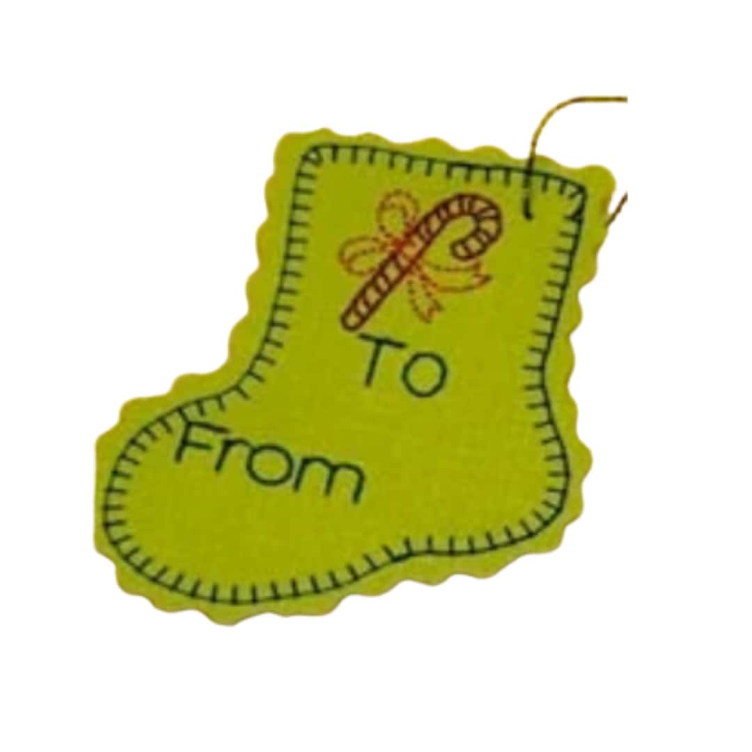 Christmas Gift Tags Machine Embroidery Designs - Etsy