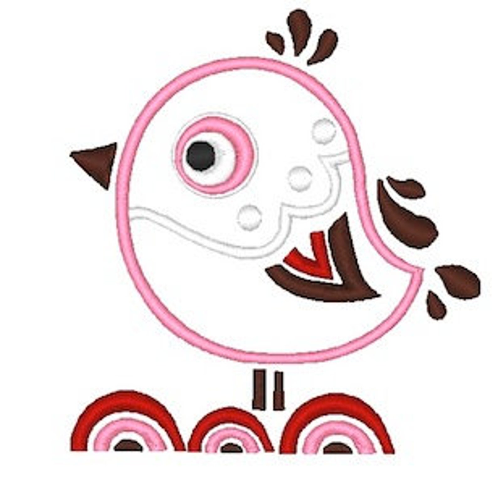 My Birdie Applique Machine Embroidery Designs - Etsy