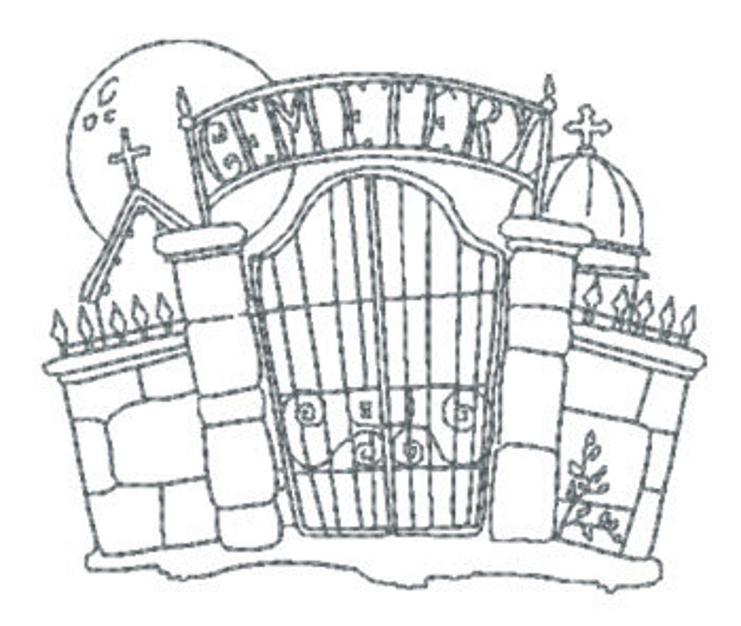 Redwork Halloween Machine Embroidery Designs - Etsy