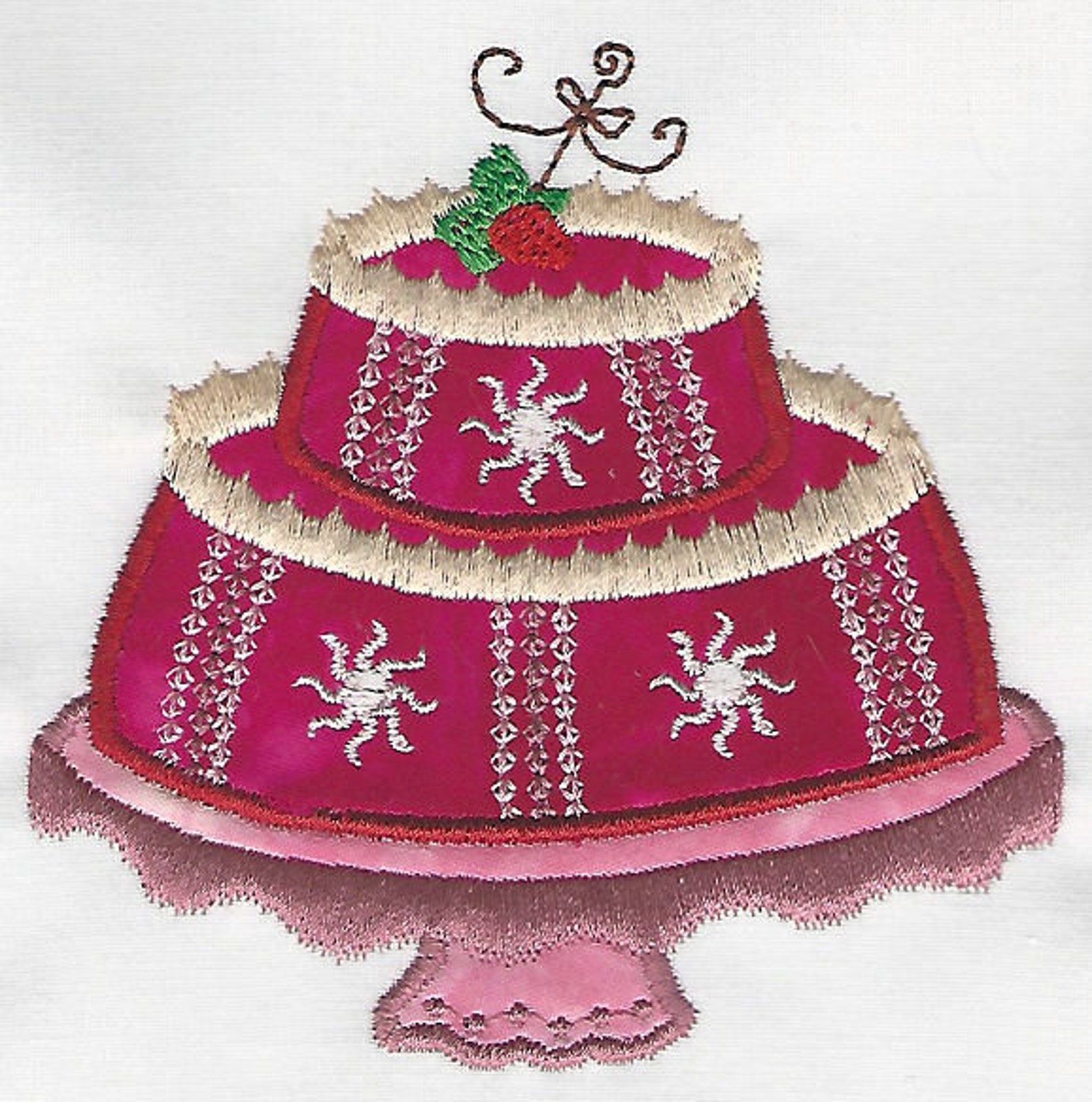 Fancy Cakes Machine Embroidery Designs - Etsy