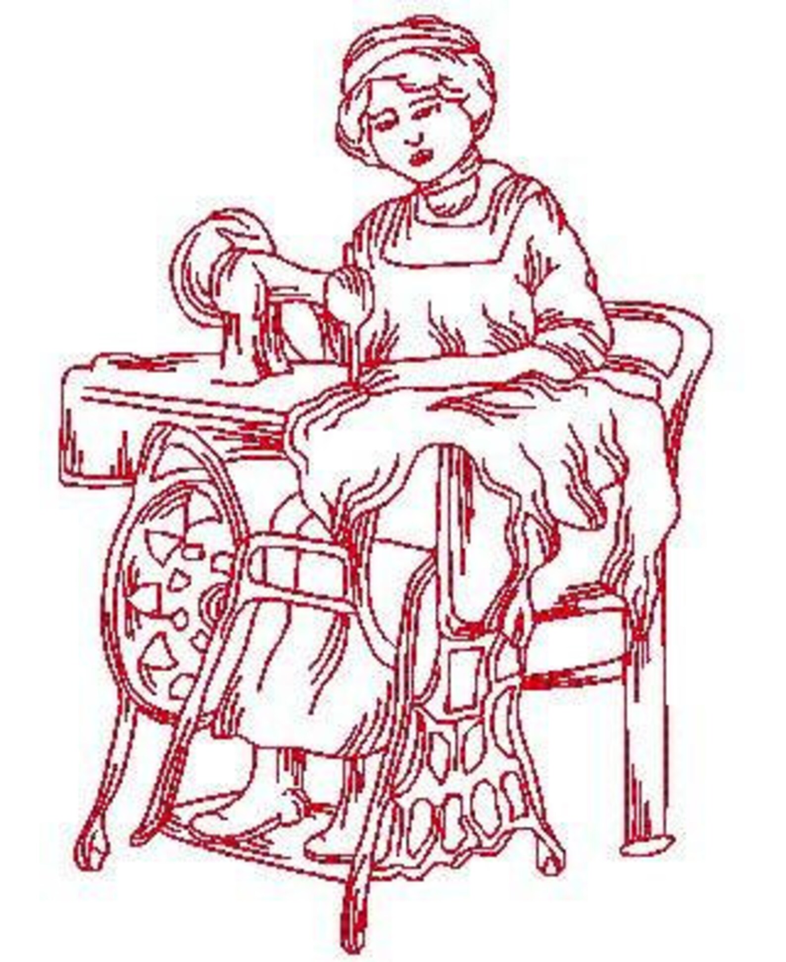 Vintage Sewing 20 Machine Embroidery Designs 17 Require 5x7 - Etsy