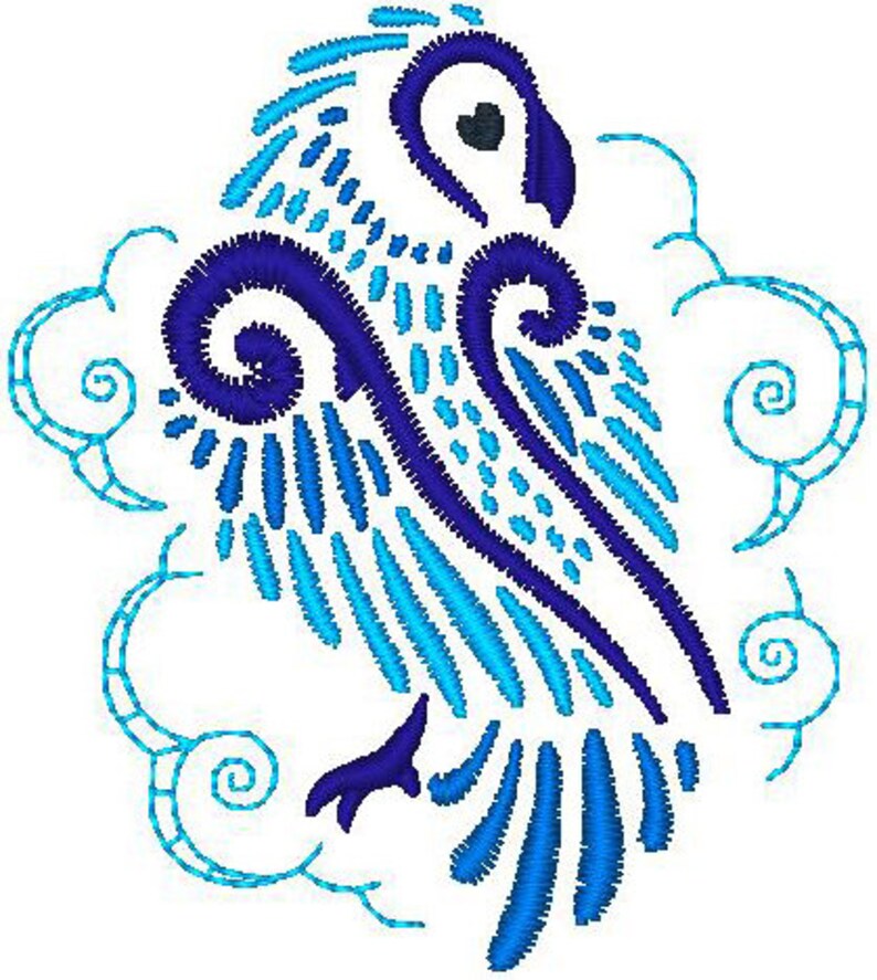 Delicate Owls Machine Embroidery Designs - Etsy