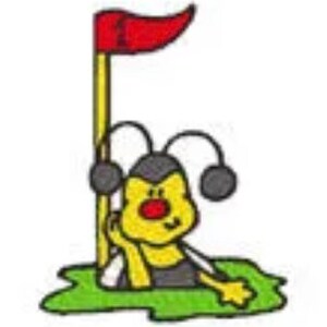 Golf Bees Machine Embroidery Designs - Etsy