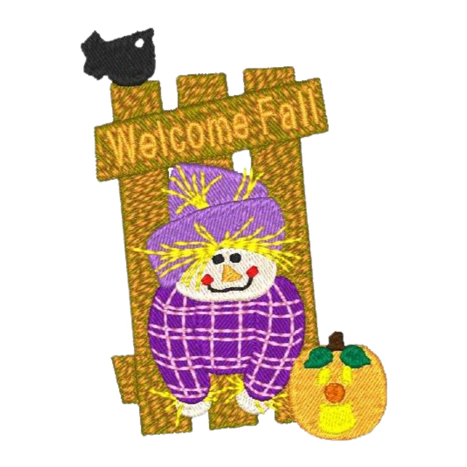 Scarecrows 8 Machine Embroidery Designs for Fall or Autumn 4X4 Hoop ...