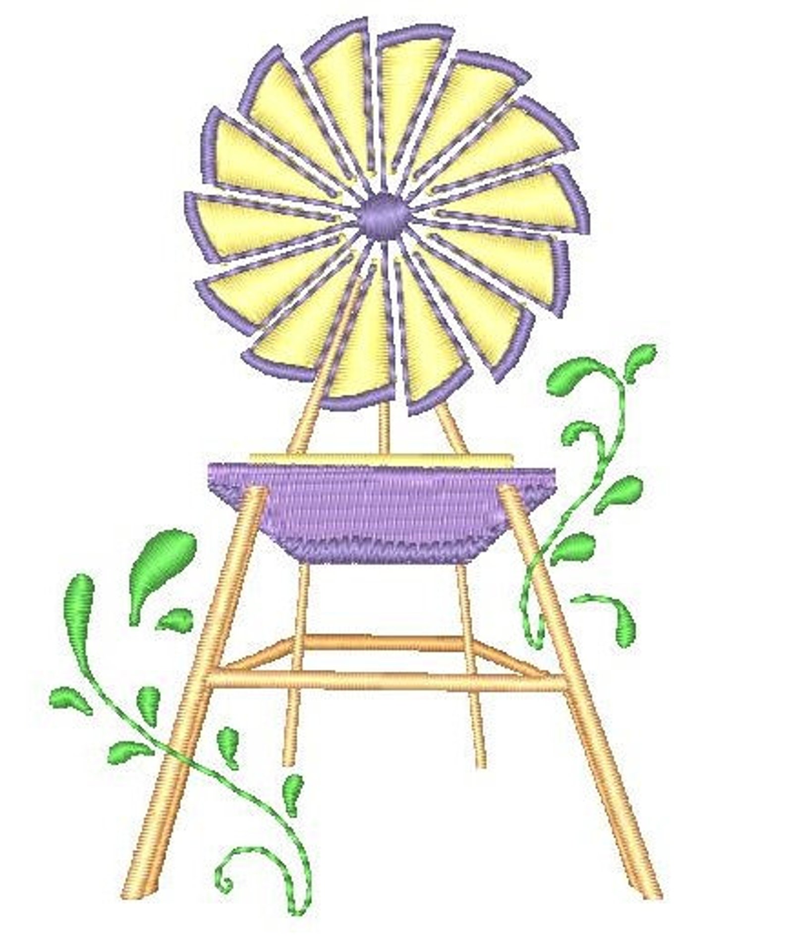 Windmills Machine Embroidery Designs - Etsy