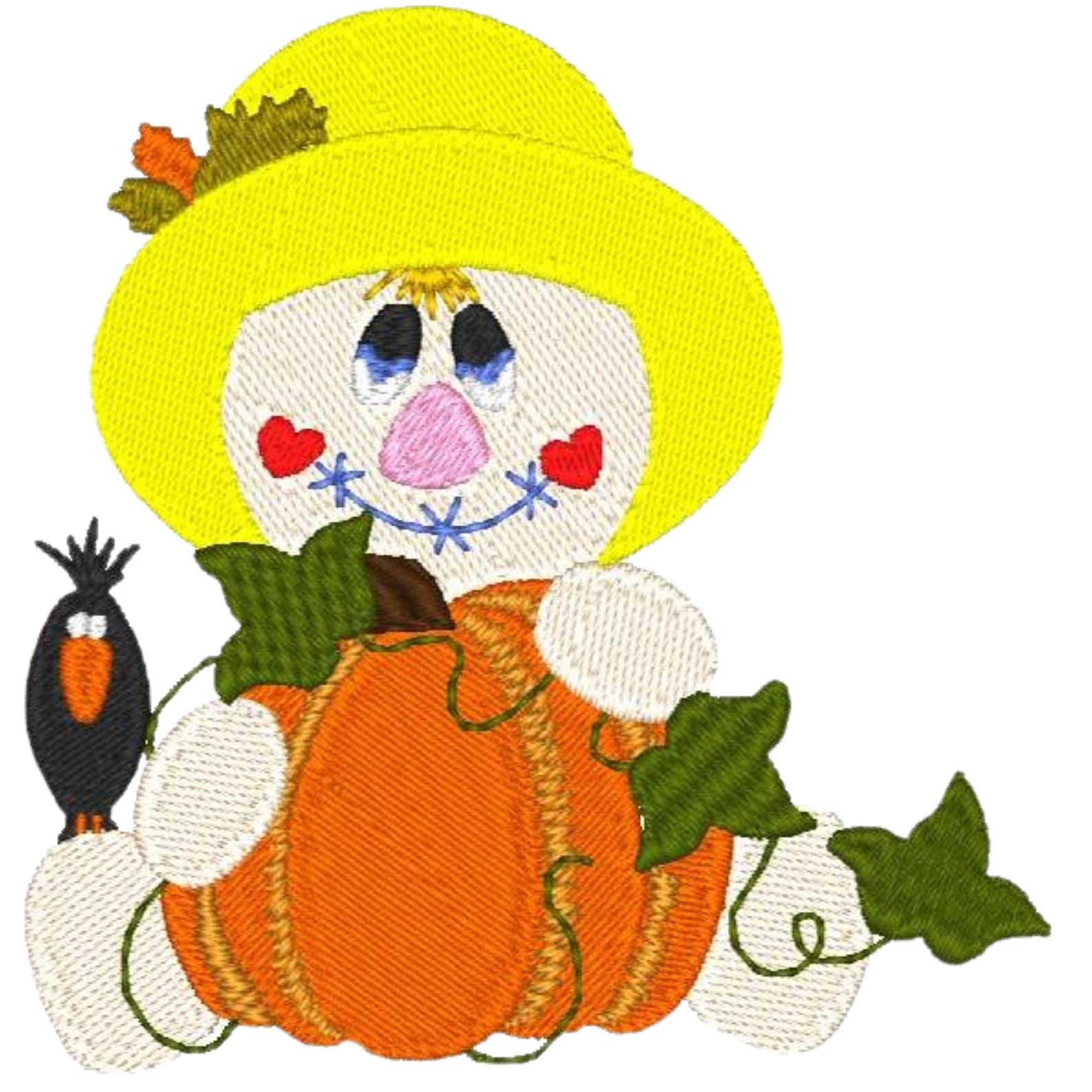 Scarecrows 8 Machine Embroidery Designs for Fall or Autumn 4X4 Hoop ...