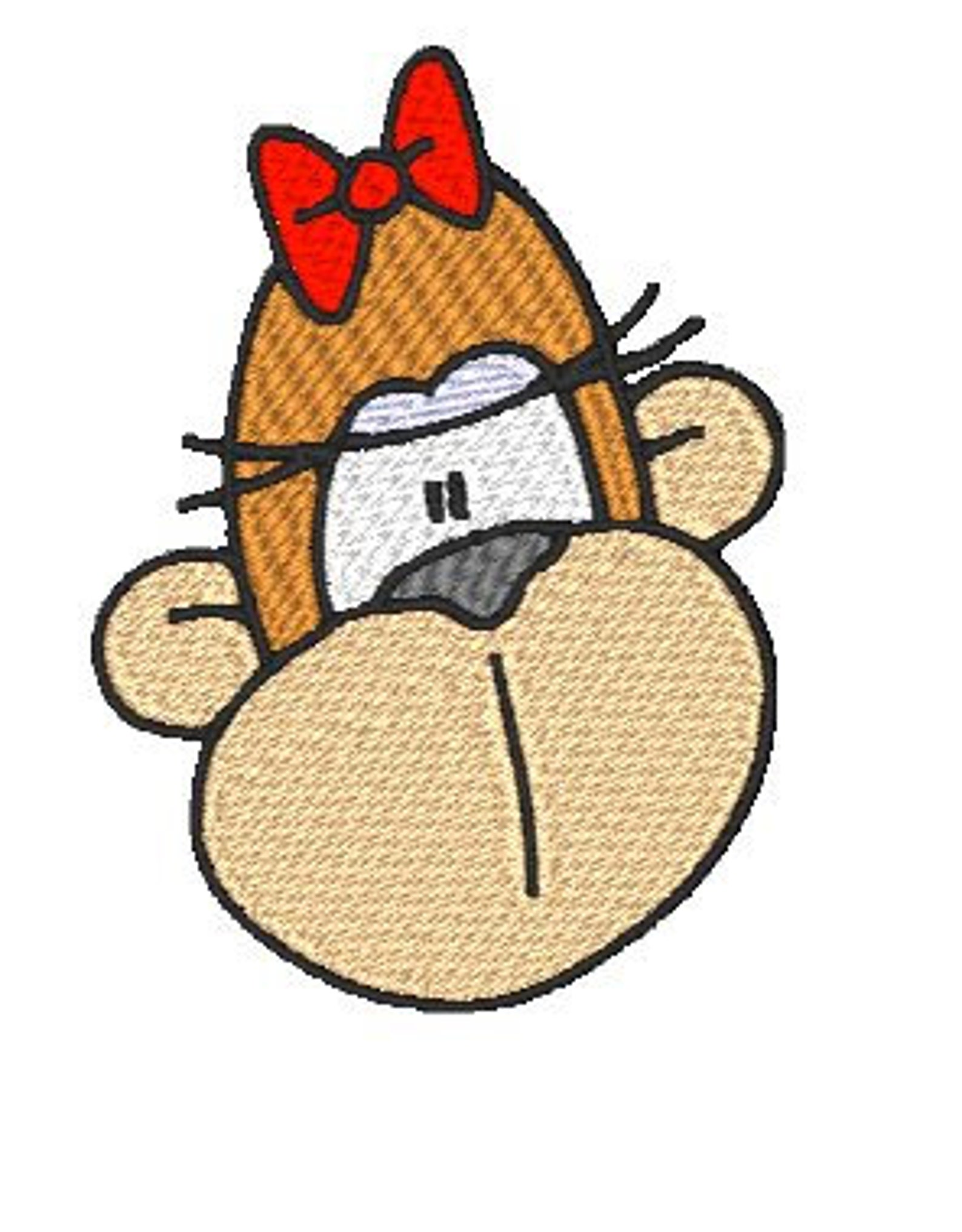 Monkey Faces Machine Embroidery Designs | Etsy