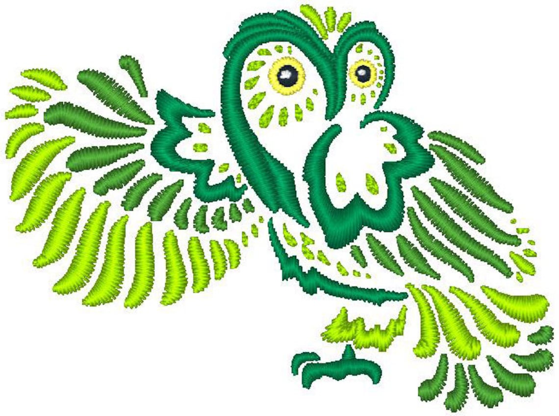 Beautiful Outline Owls Machine Embroidery Designs - Etsy
