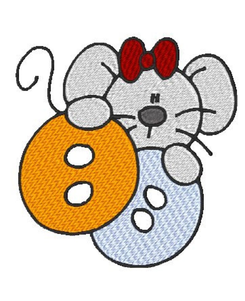 Sewing-mice Machine Embroidery Designs | Etsy