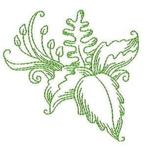 Lovely Leaves Machine Embroidery Designs - Etsy