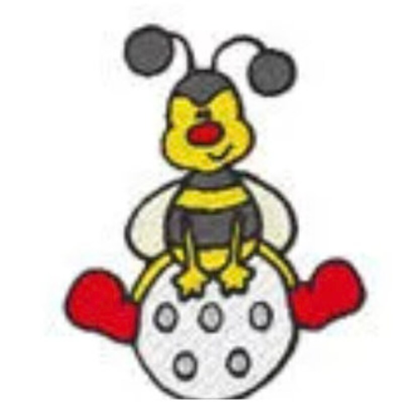 Golf Bees Machine Embroidery Designs | Etsy