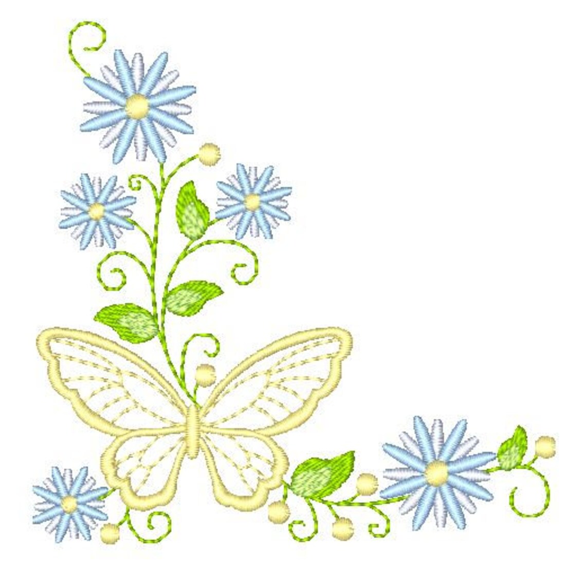 Delicate Butterflies 10 Machine Embroidery Designs - Etsy