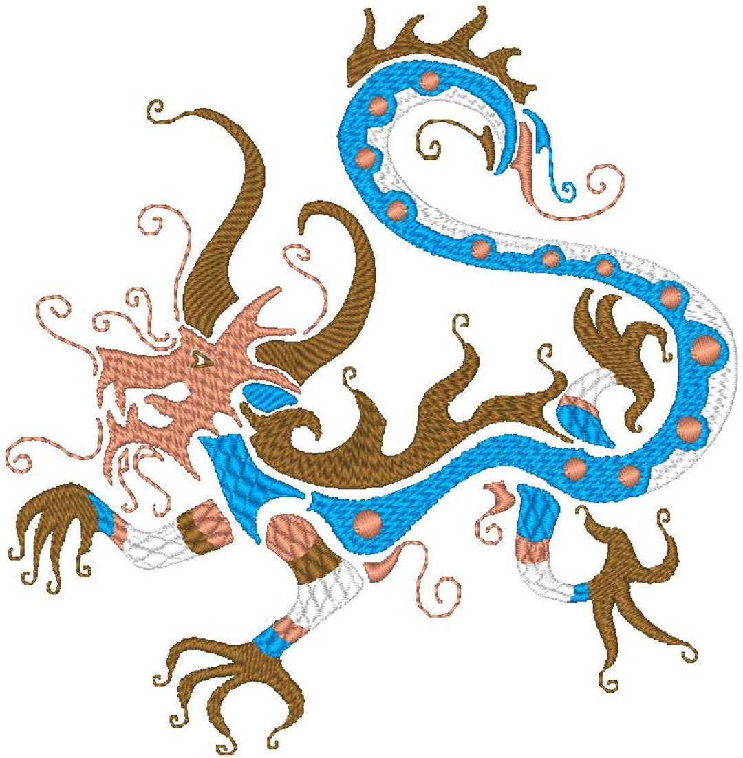 Native Dragons-5x7 Machine Embroidery Designs - Etsy