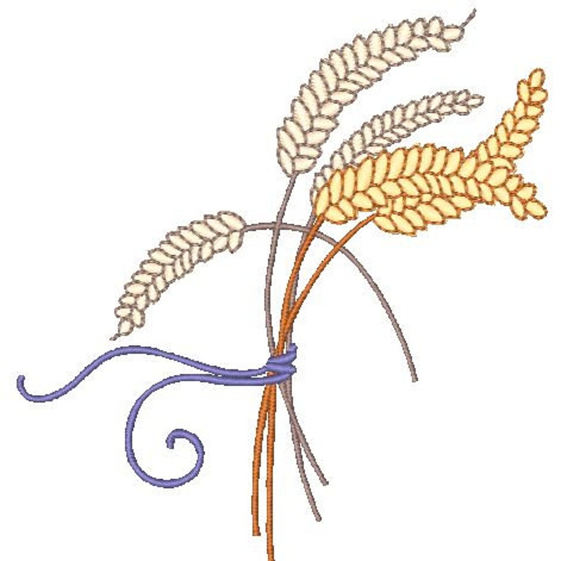Wheat Art-5x7 Machine Embroidery Designs - Etsy