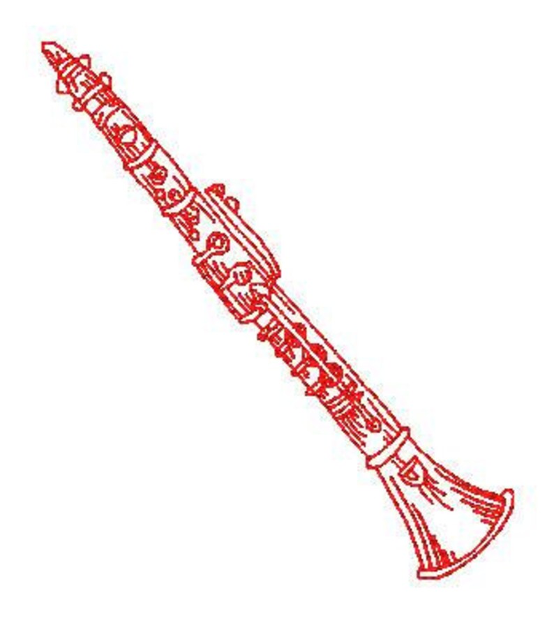 Redwork Musical Instruments 35 Machine Embroidery Designs - Etsy