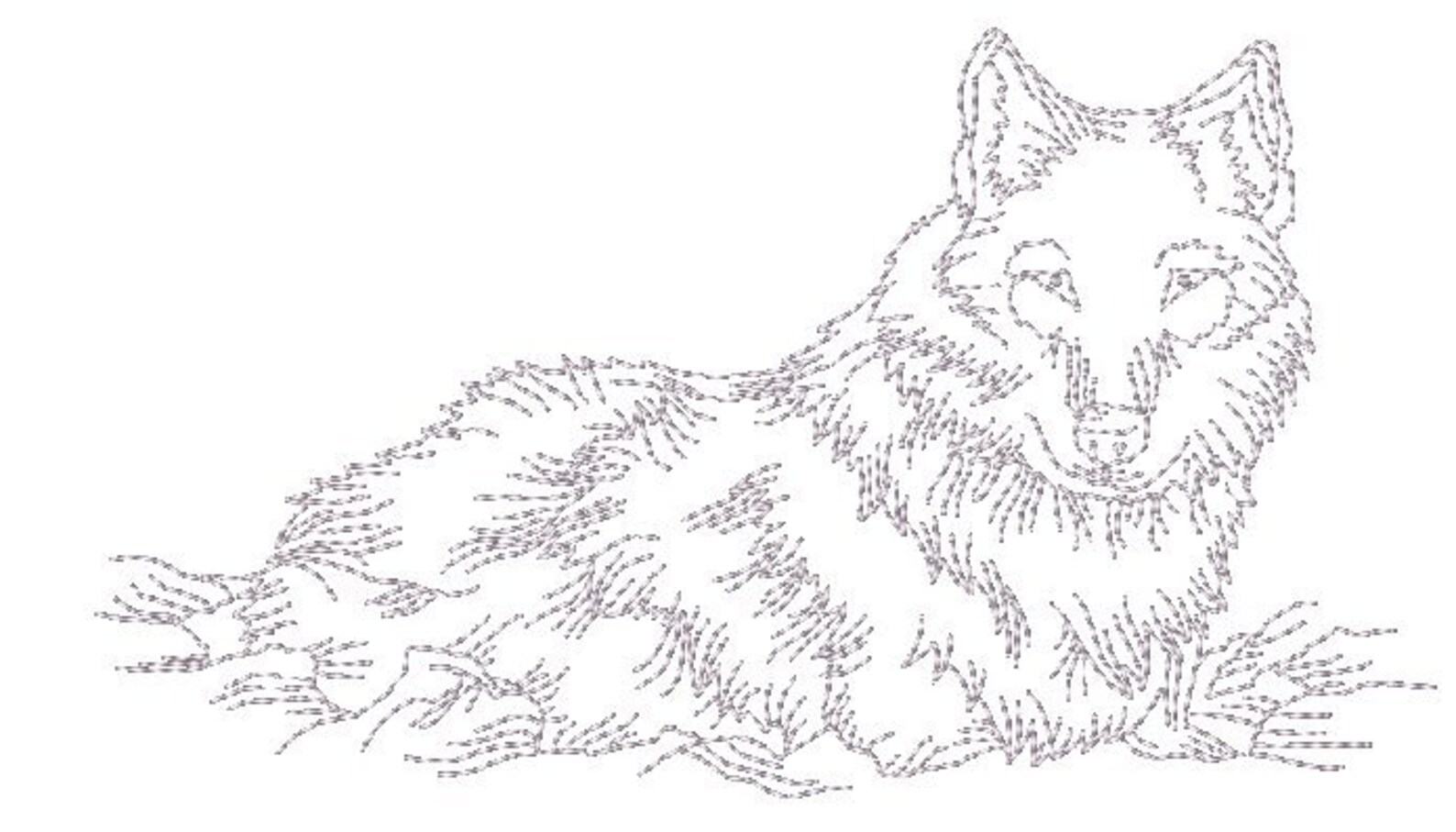 Redwork Realistic Wolves 12 Machine Embroidery Designs - Etsy
