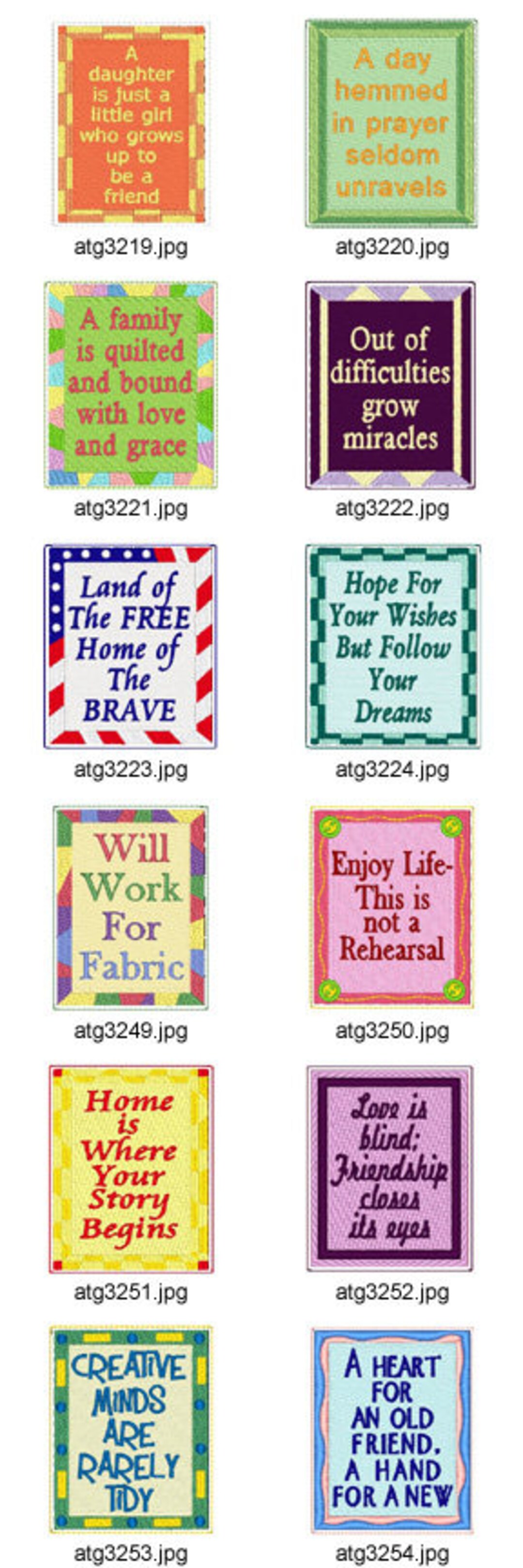 Magnets 12 Machine Embroidery Designs - Etsy