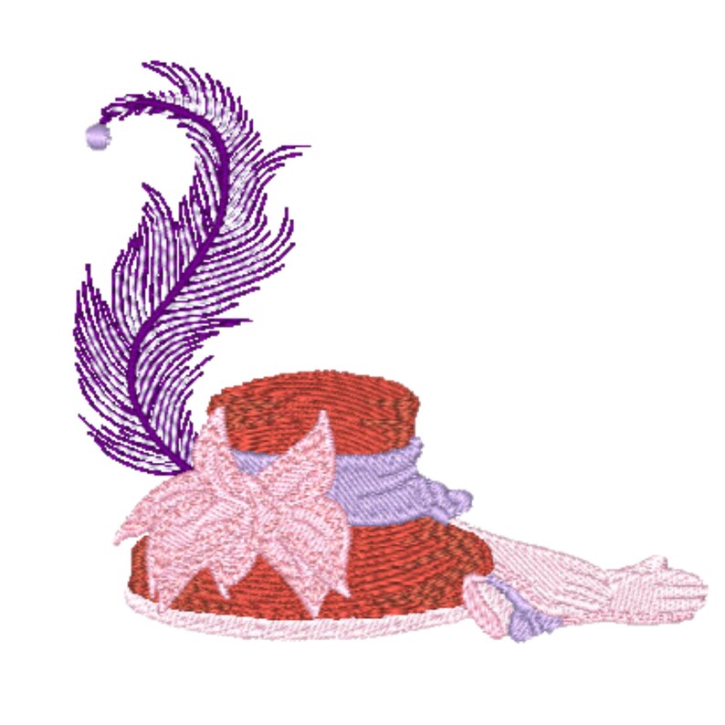 Red Hat 10 Machine Embroidery Designs 4X4 Hoop Digital Download - Etsy