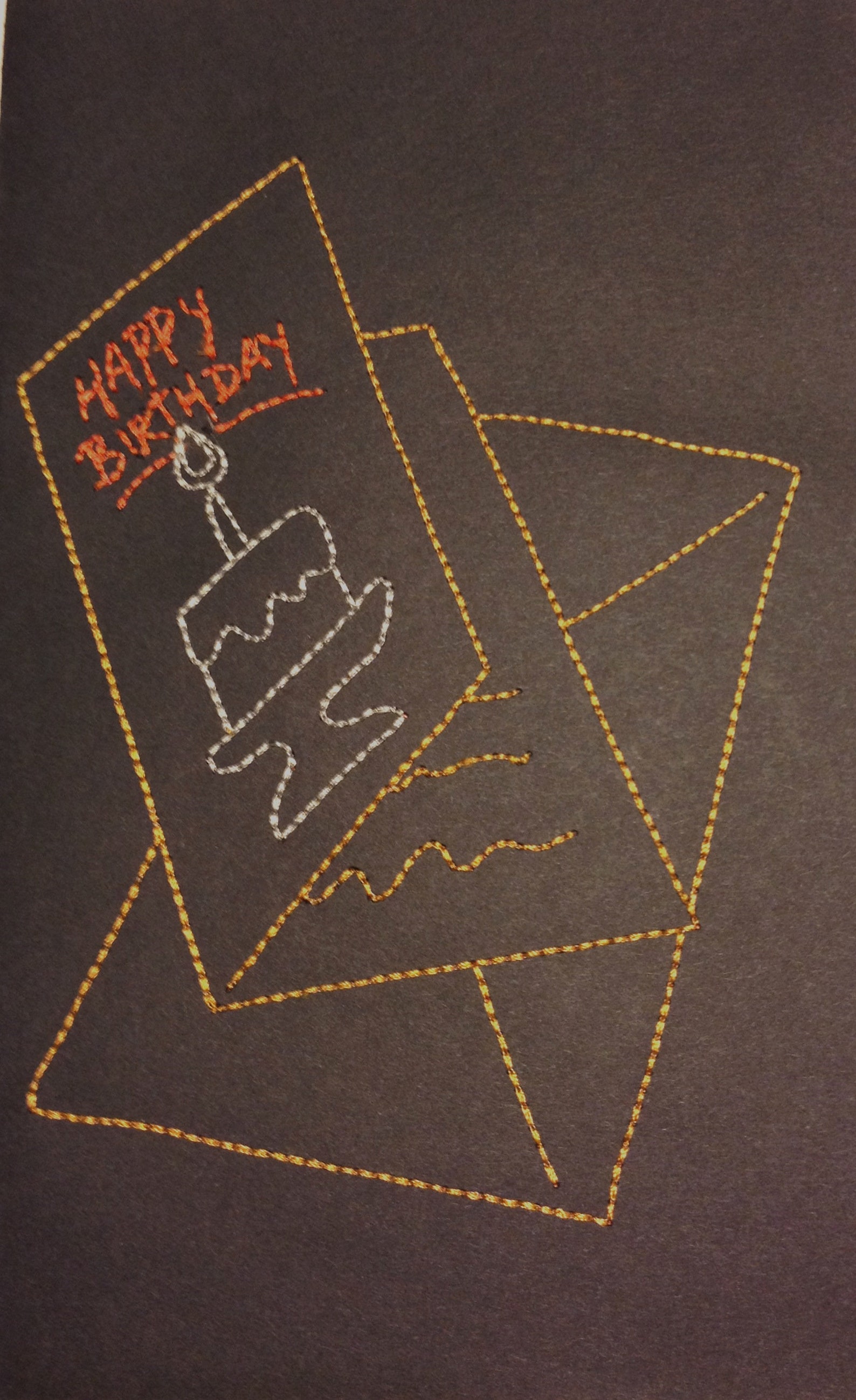 Birthday Greeting Cards 15 Machine Embroidery Designs - Etsy