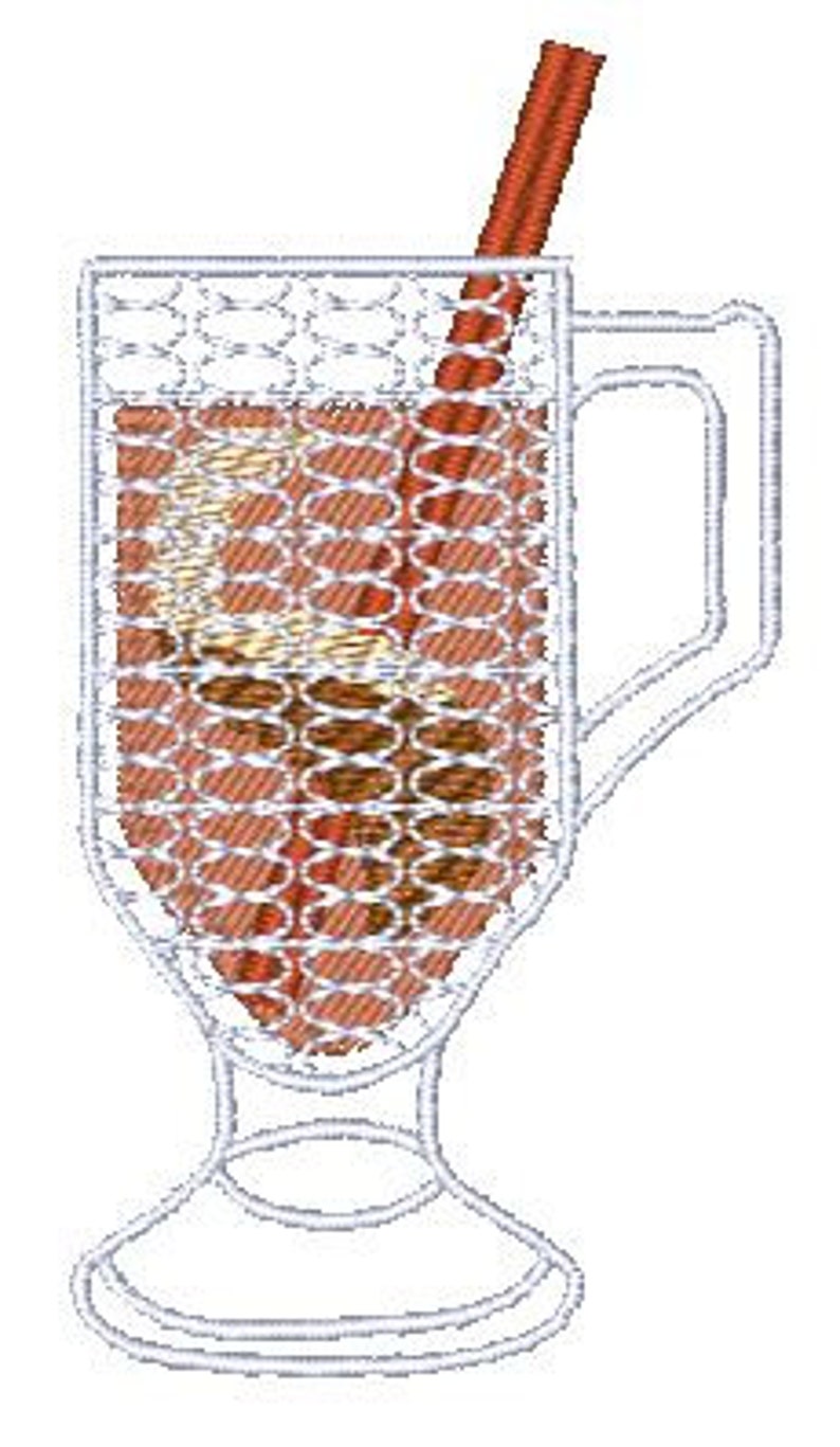 Cocktail Party Machine Embroidery Designs - Etsy